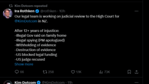 Kim Dotcom Fights Extradition With F*** The US Burst